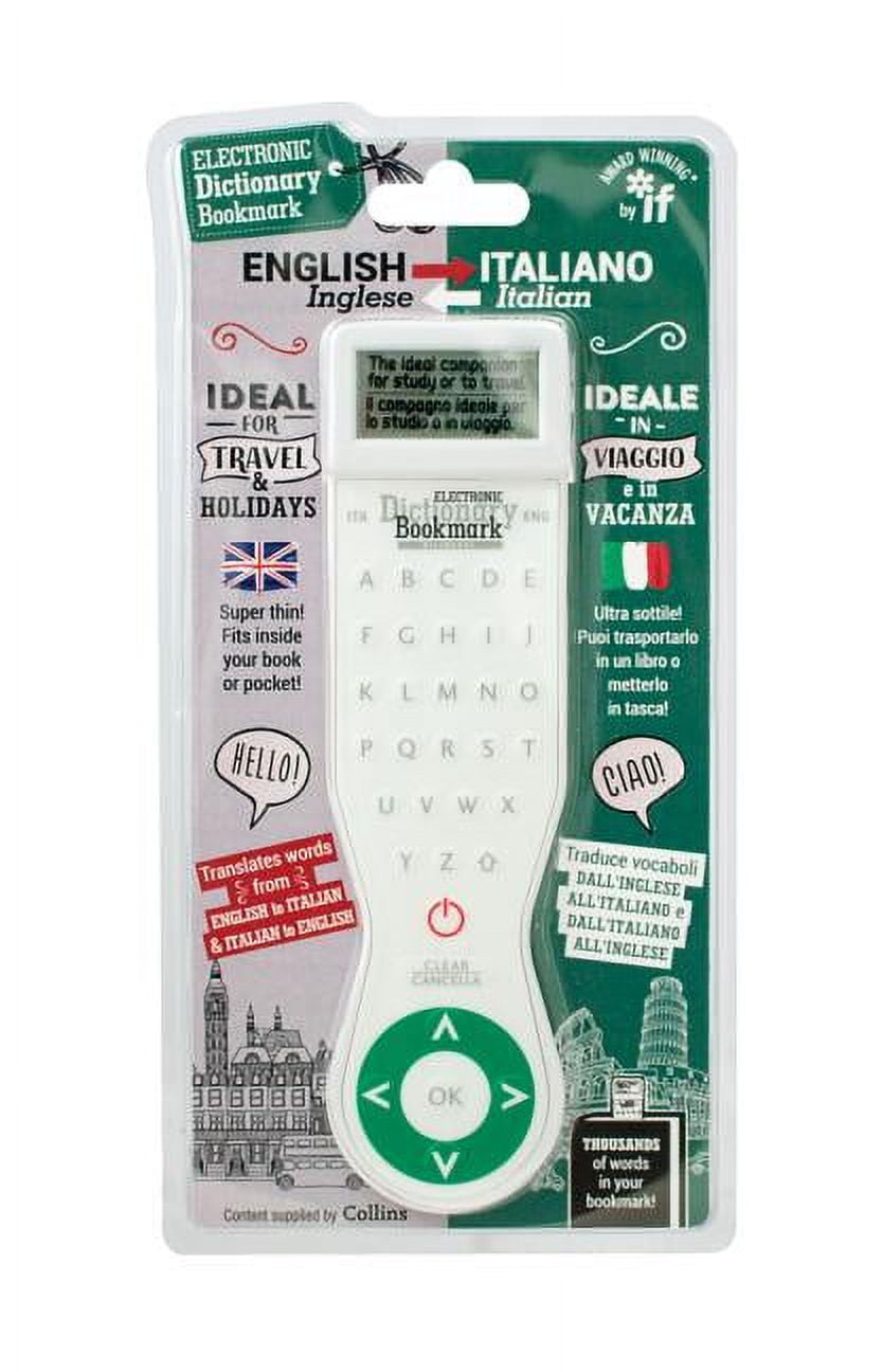 Electronic Dictionary Bookmark Translation Edition Italian/English ...
