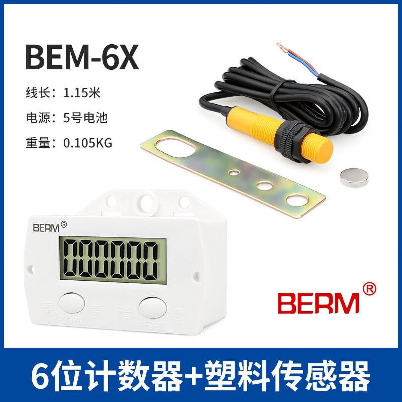 Electronic Digital 6 Counter Industrial Magnetic Sensor Switch Punch ...