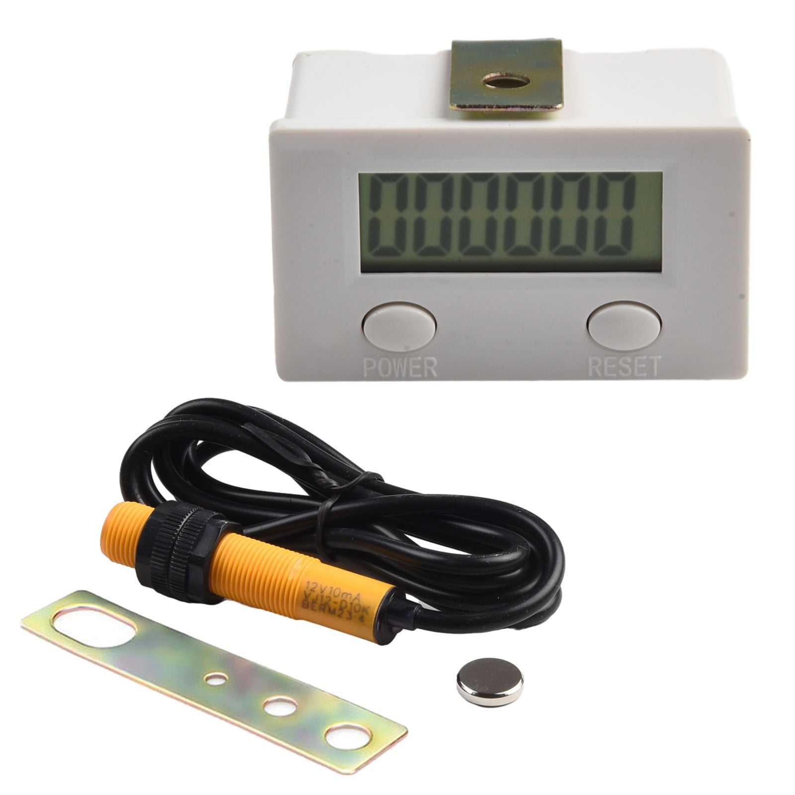 Electronic Digital 6 Counter Industrial Magnetic Sensor Switch Punch ...