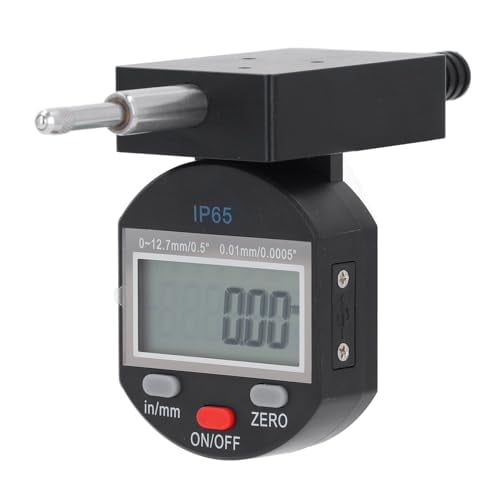 Electronic Digital Dial Indicator Gauge, Inch/Metric Conversion Digital ...
