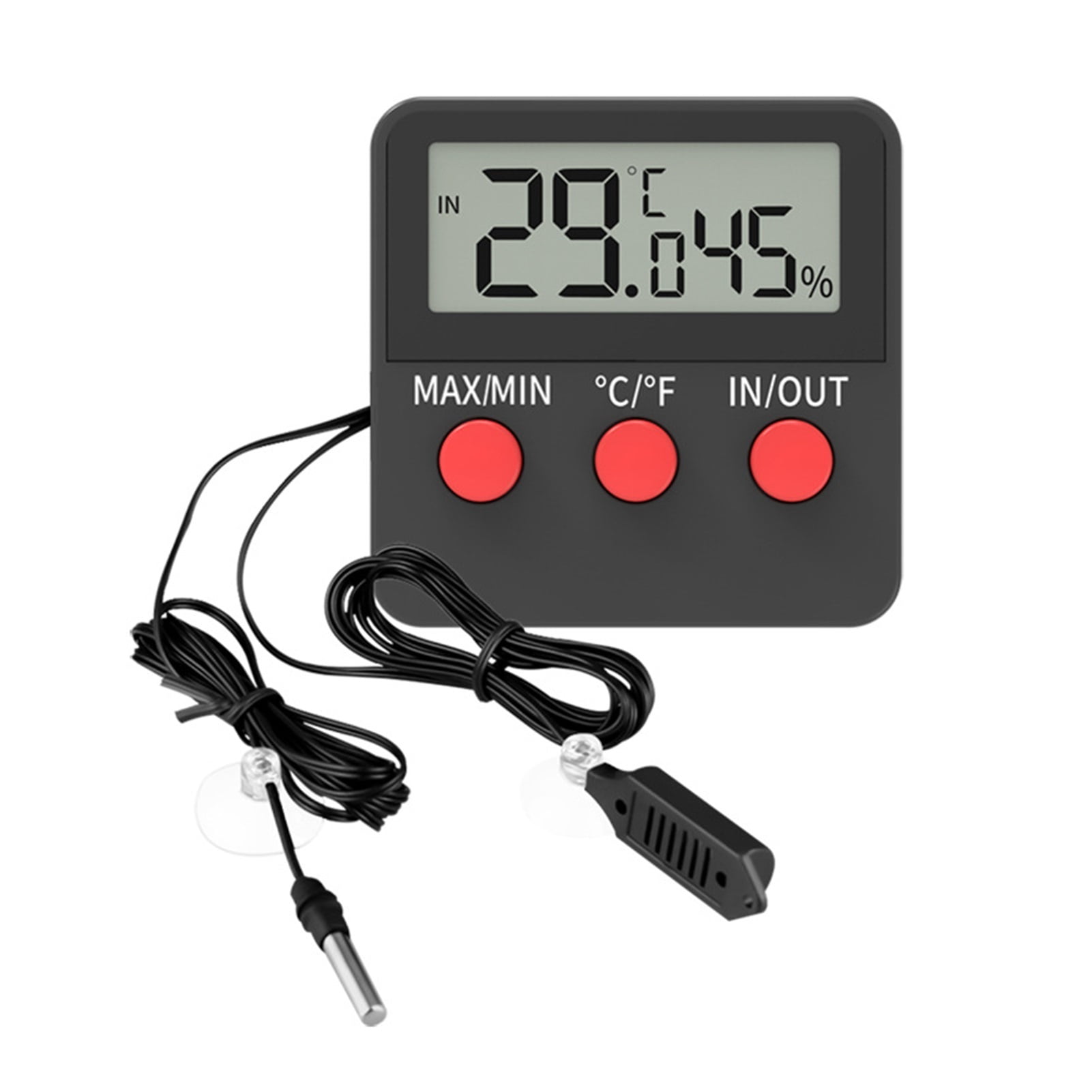 Electronic Digital Display Temperature And Humidity Meter Animal Pet ...