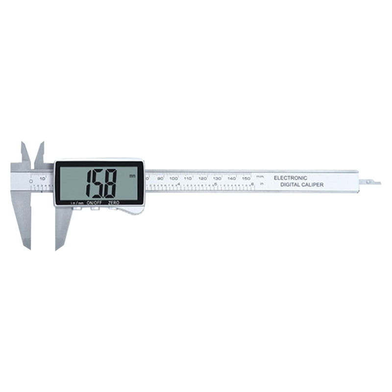 Electronic Digital Display Vernier Caliper Inch/Metric Conversion 6Inch ...