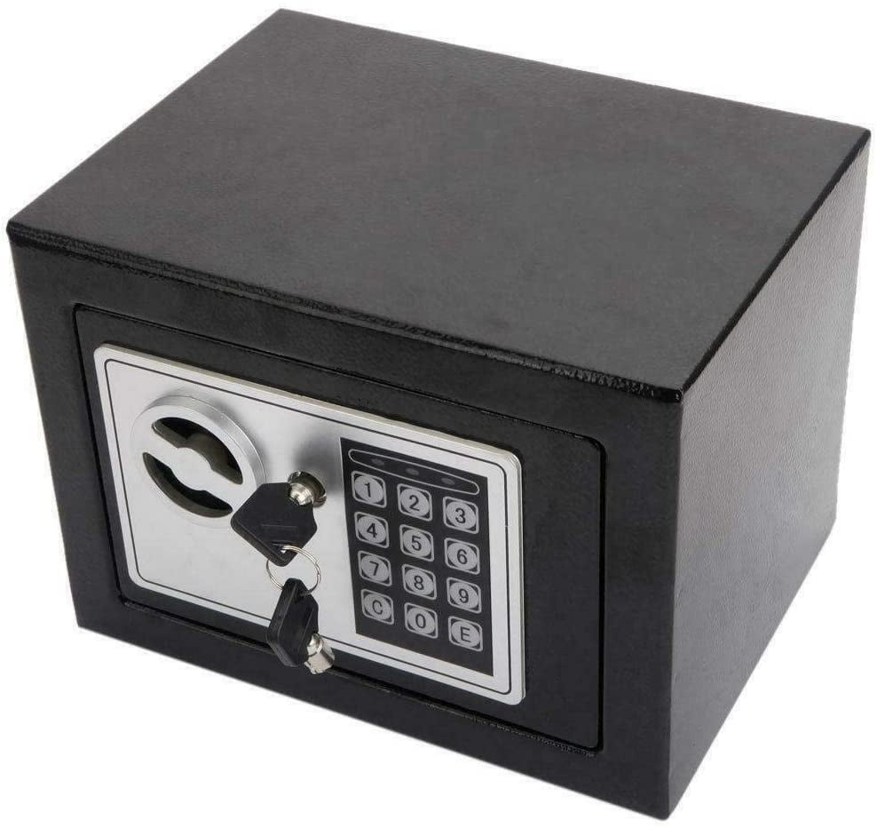 Electronic Digital Safe Box, Password Steel Plate Safe Cabinet with ...