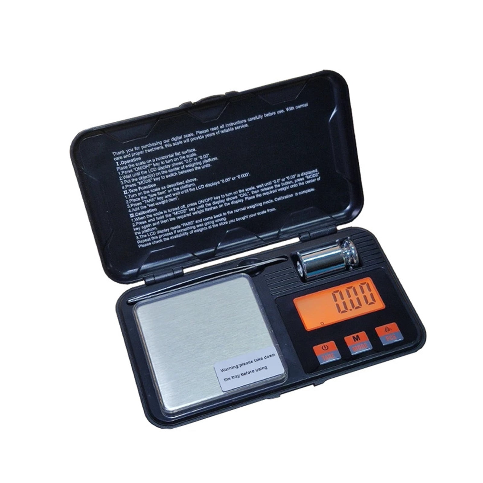 Electronic Digital Scale 200g 0.01g / 50g 0.001g Mini Scale, Precision Professional Pocket Scale ...