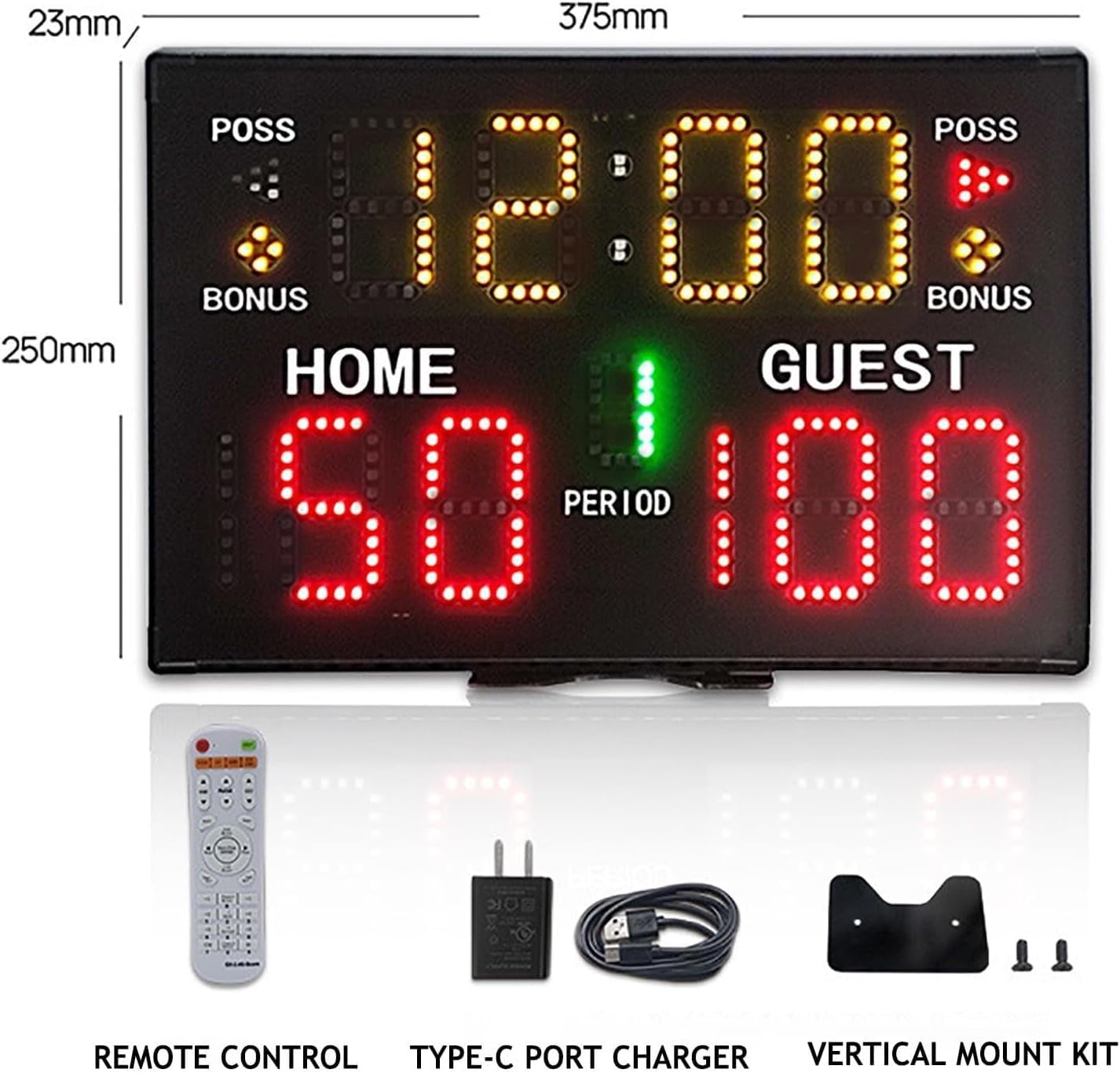 Electronic Digital Scoreboard, Portable World Cup Match Multisport ...