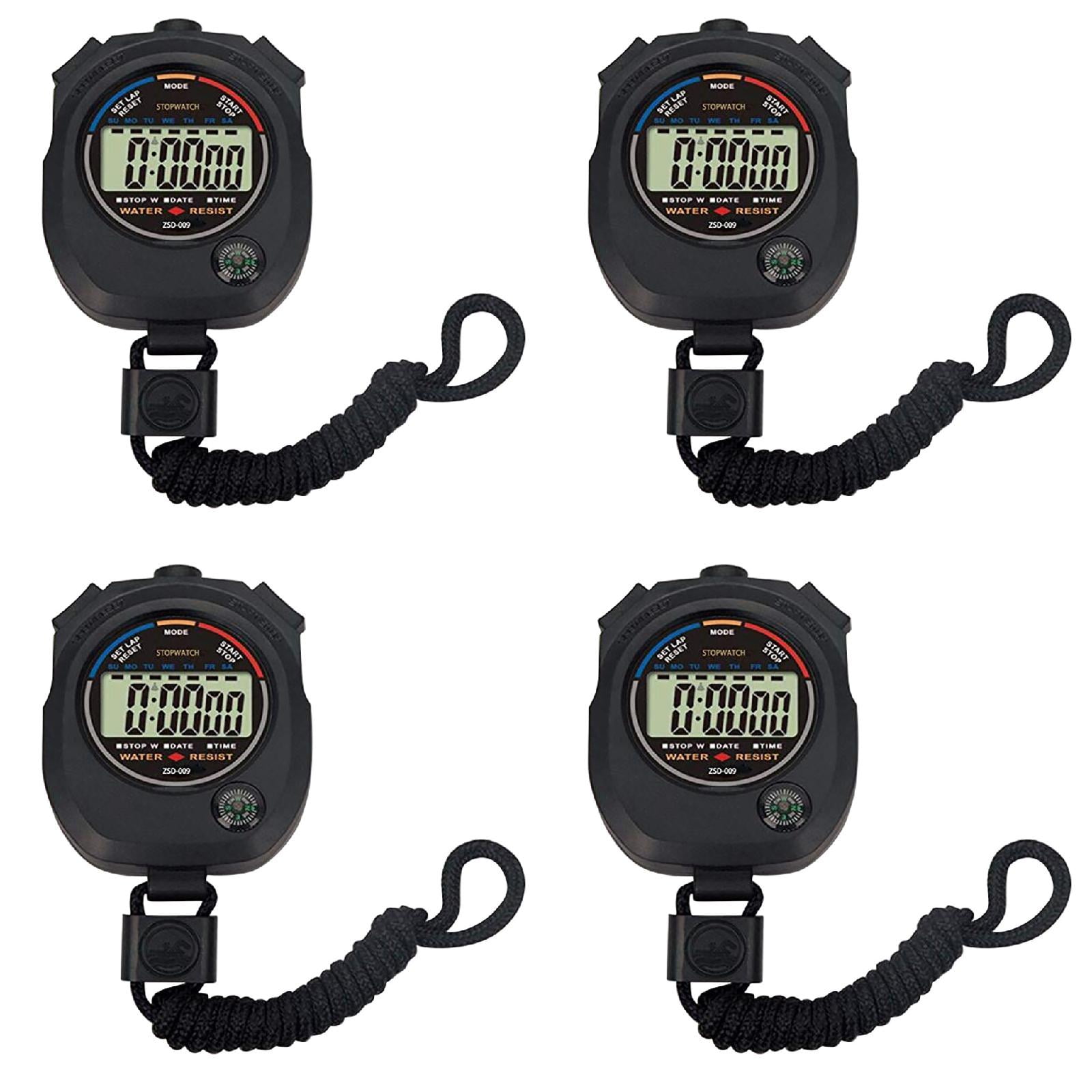 Electronic Digital Sport StopwatchTimer, Lightweight Large Display with ...