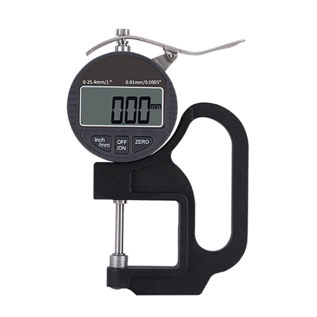Electronic Digital Thickness Gauge 0-25.4mm/1" Measuring Tool ...