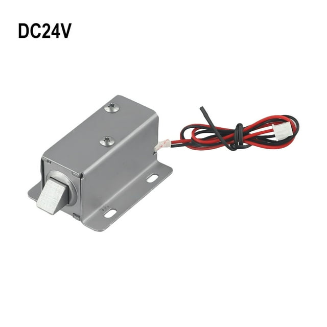 Electronic Door Lock Catch Gate 6V-24V Release Assembly Solenoid Access ...