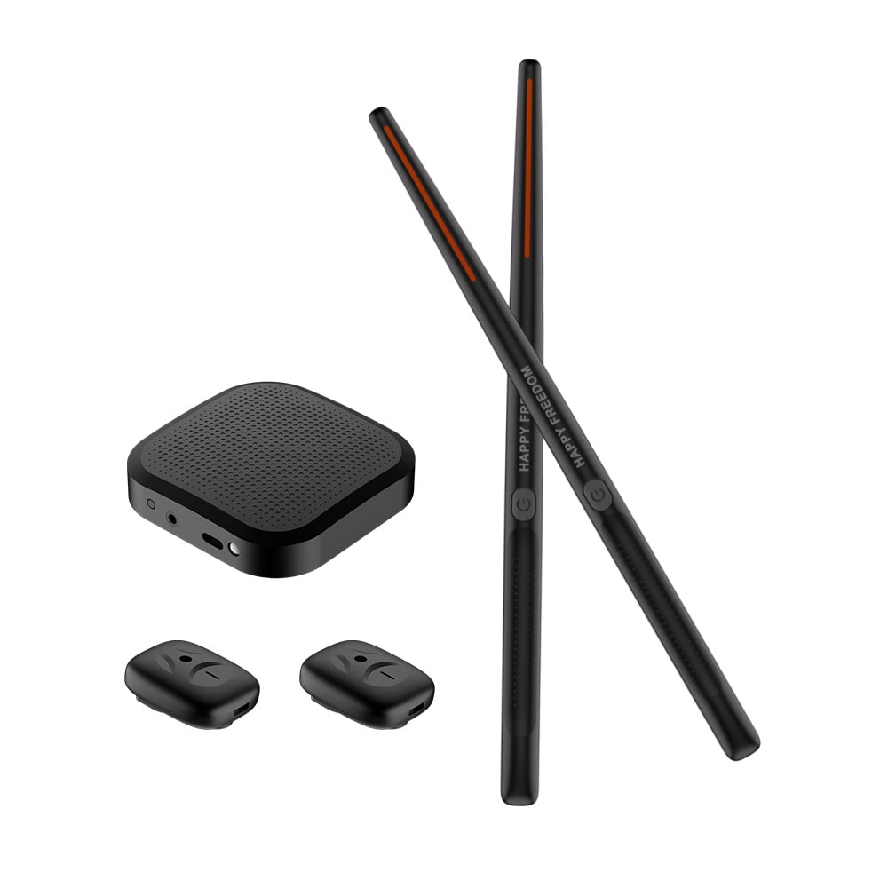 Electronic Drumsticks Air Drum Stick with 2 Foot Pedals 16D Speaker DSP ...