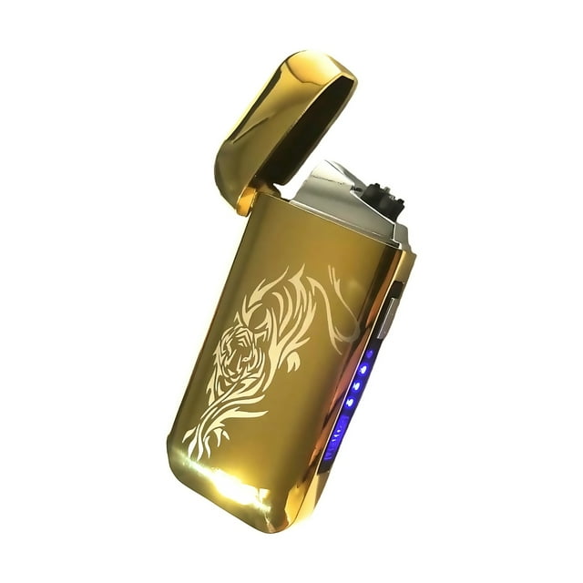 Electronic Dual Arc Lighter, Electric Lighter Rechargeable, Flameless ...