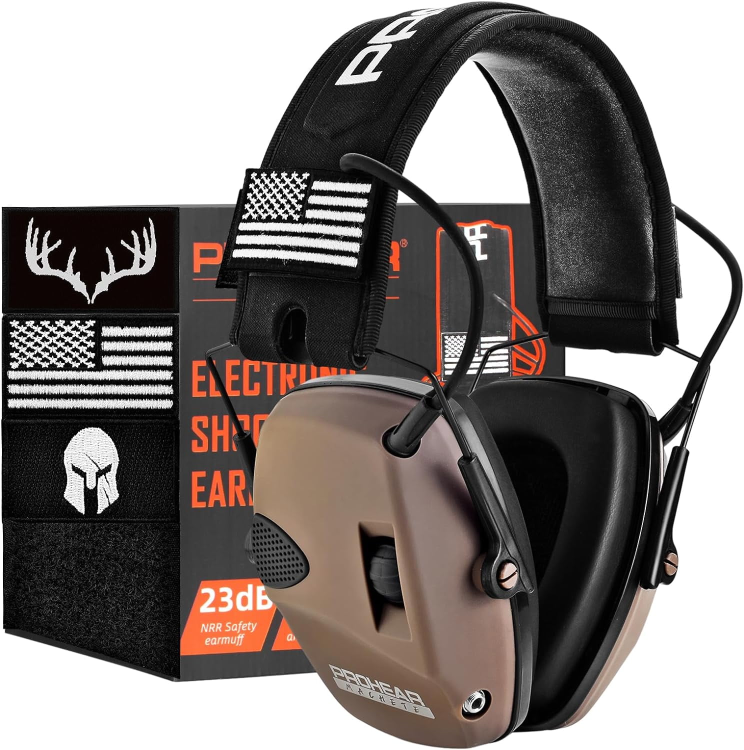Electronic Ear Protection for Shooting with 4X Sound Amplification, Gun ...