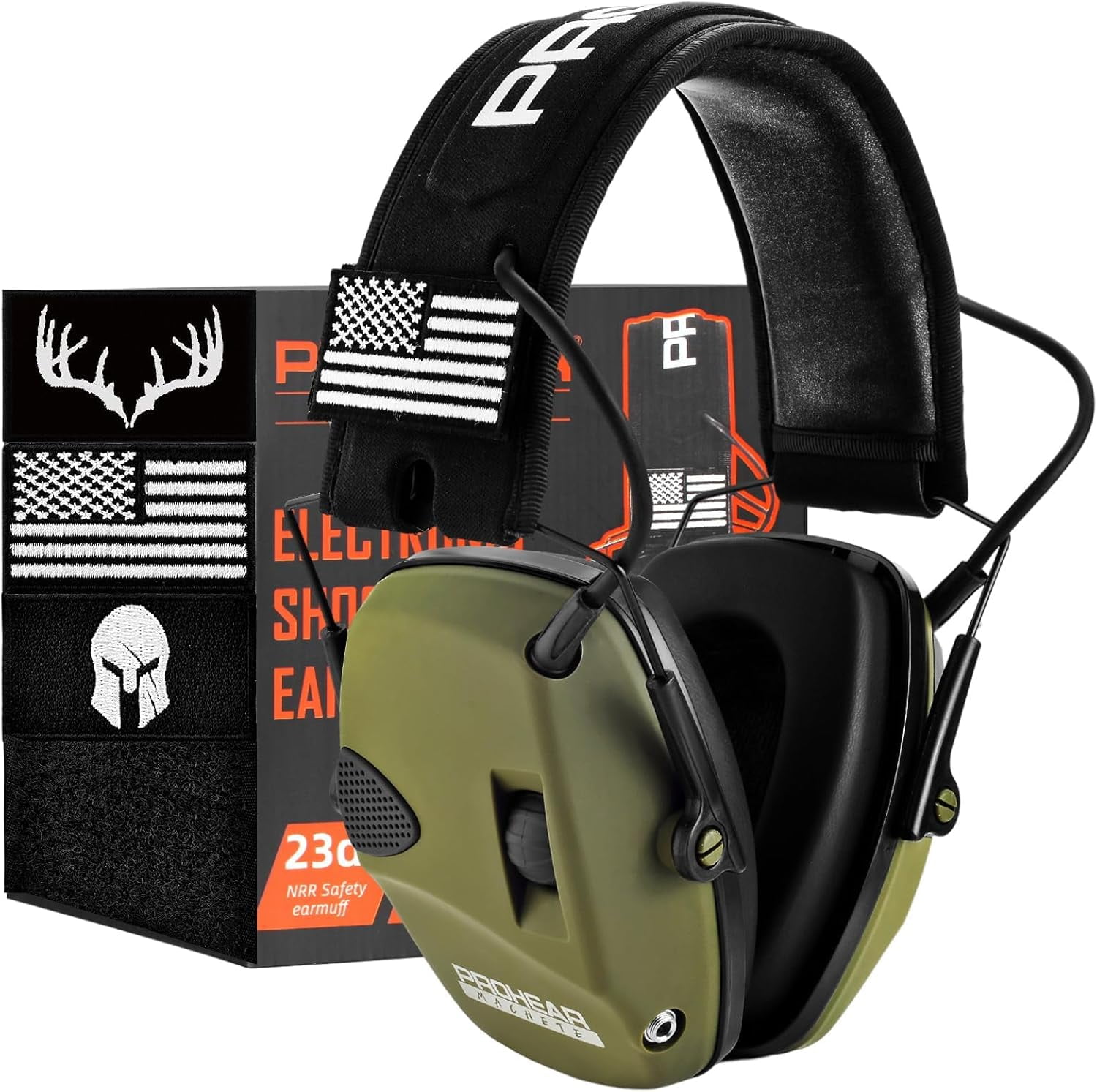 Electronic Ear Protection for Shooting with 4X Sound Amplification, Gun ...