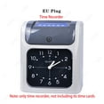 Electronic Employee Time Clock Recorder Attendance Machine or Time Card ...