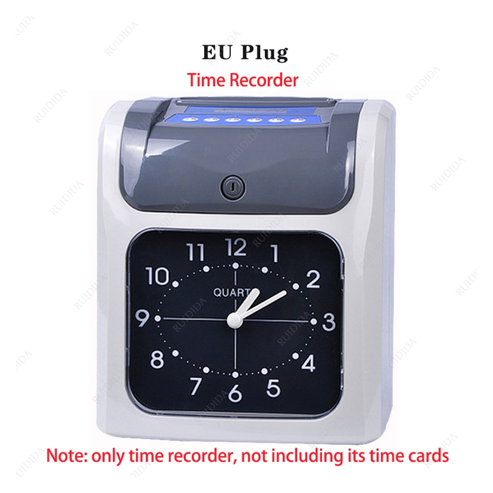 Electronic Employee Time Clock Recorder Attendance Machine or Time Card ...