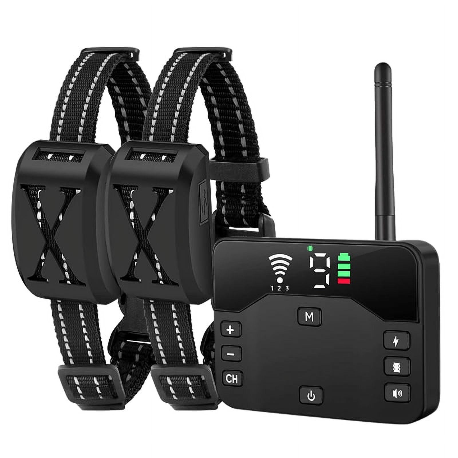 Electronic Fence for Dogs, to 800ft Adjustable Wireless Electric Fence ...