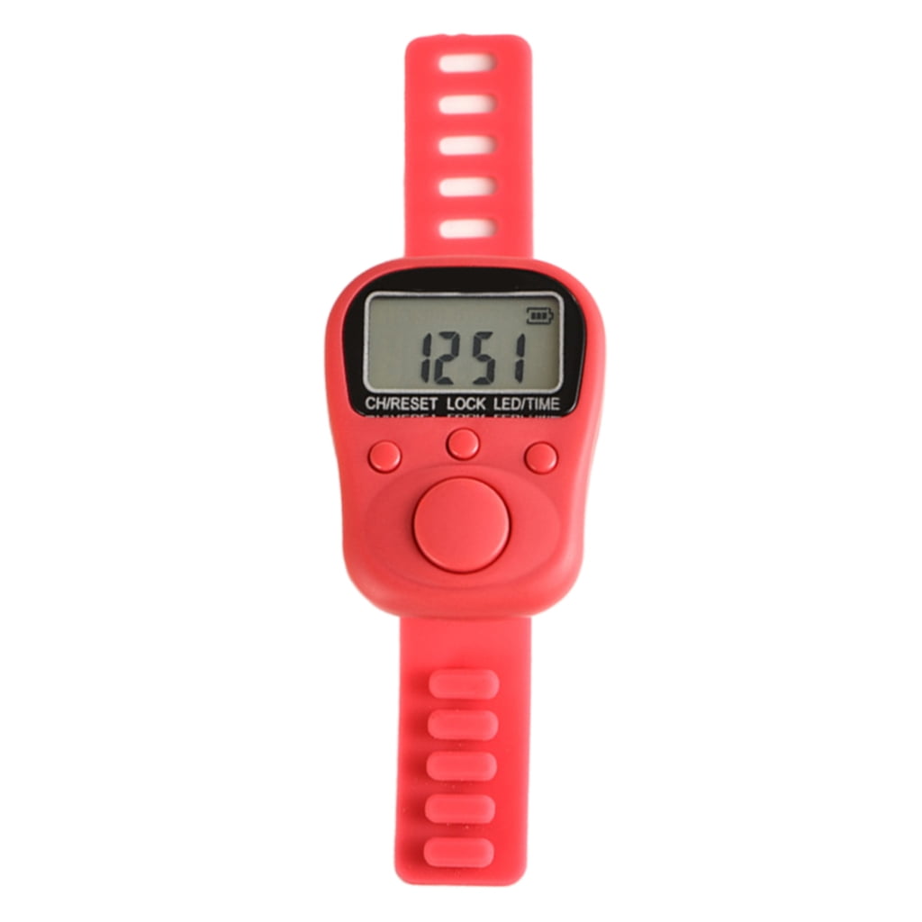 Electronic Finger Counter,6 Digit LCD Digital Display Finger Hand Tally ...