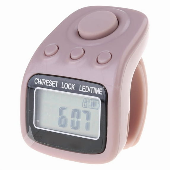 Electronic Finger Counter, Rechargeable 6 Digit LCD Electronic Digital ...