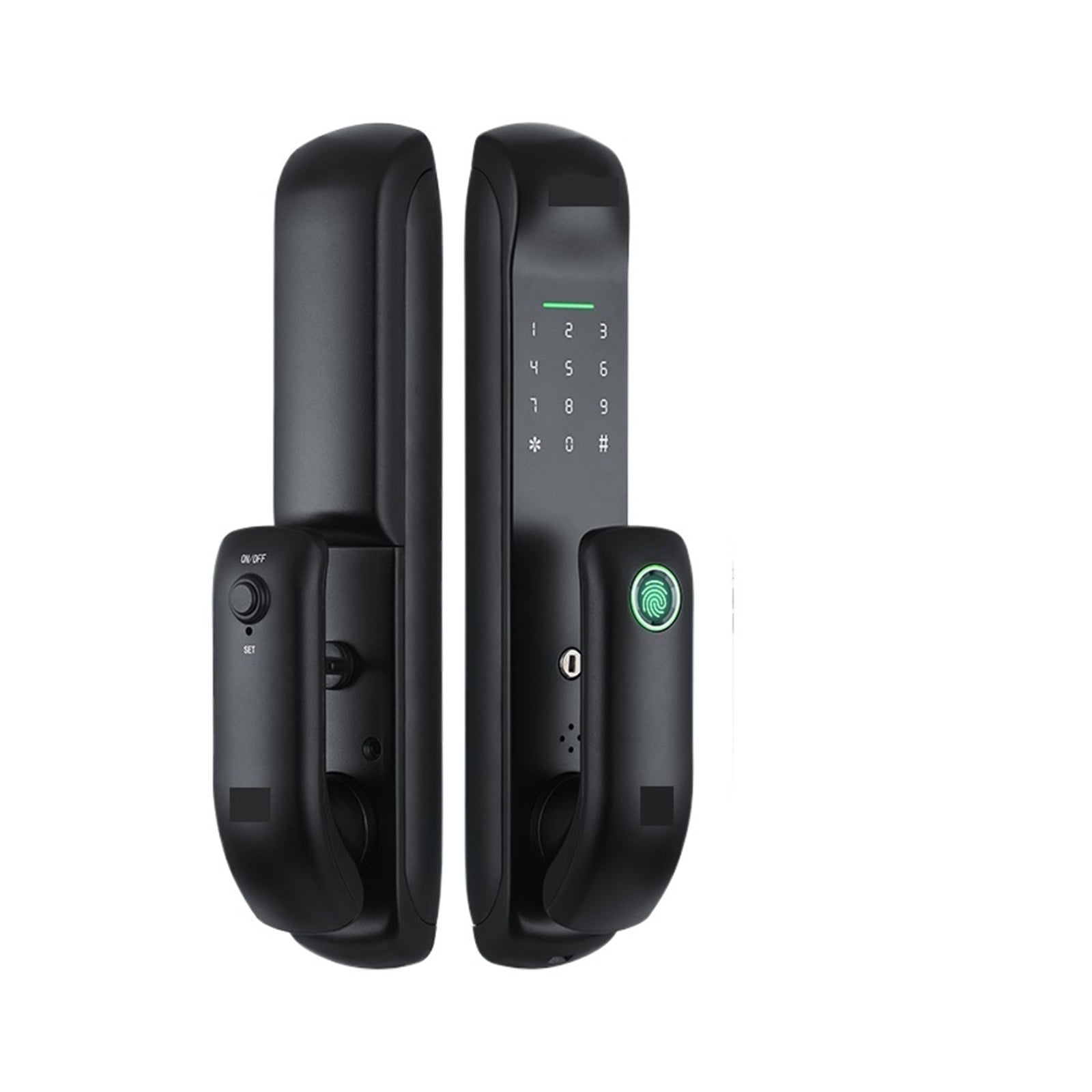 Electronic Fingerprint Biometric Frosted Panel Digital Smart Door Lock ...