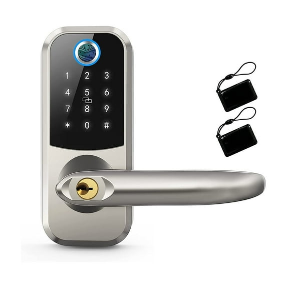 Electronic Fingerprint Smart Door Lock Password Unlock Keypad Locks ...