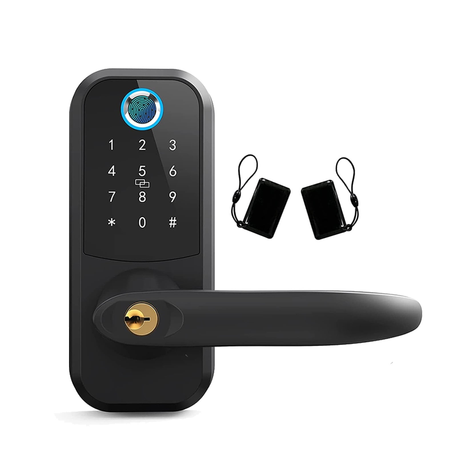 Electronic Fingerprint Smart Door Lock Password Unlock Keypad Locks ...