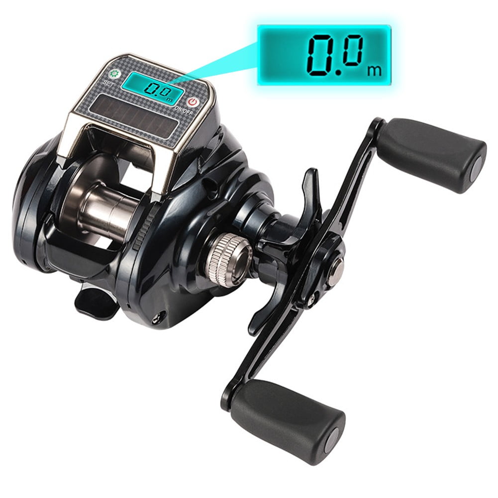 Electronic Fishing Baitcasting Reel with Accurate Counting Line Digital ...