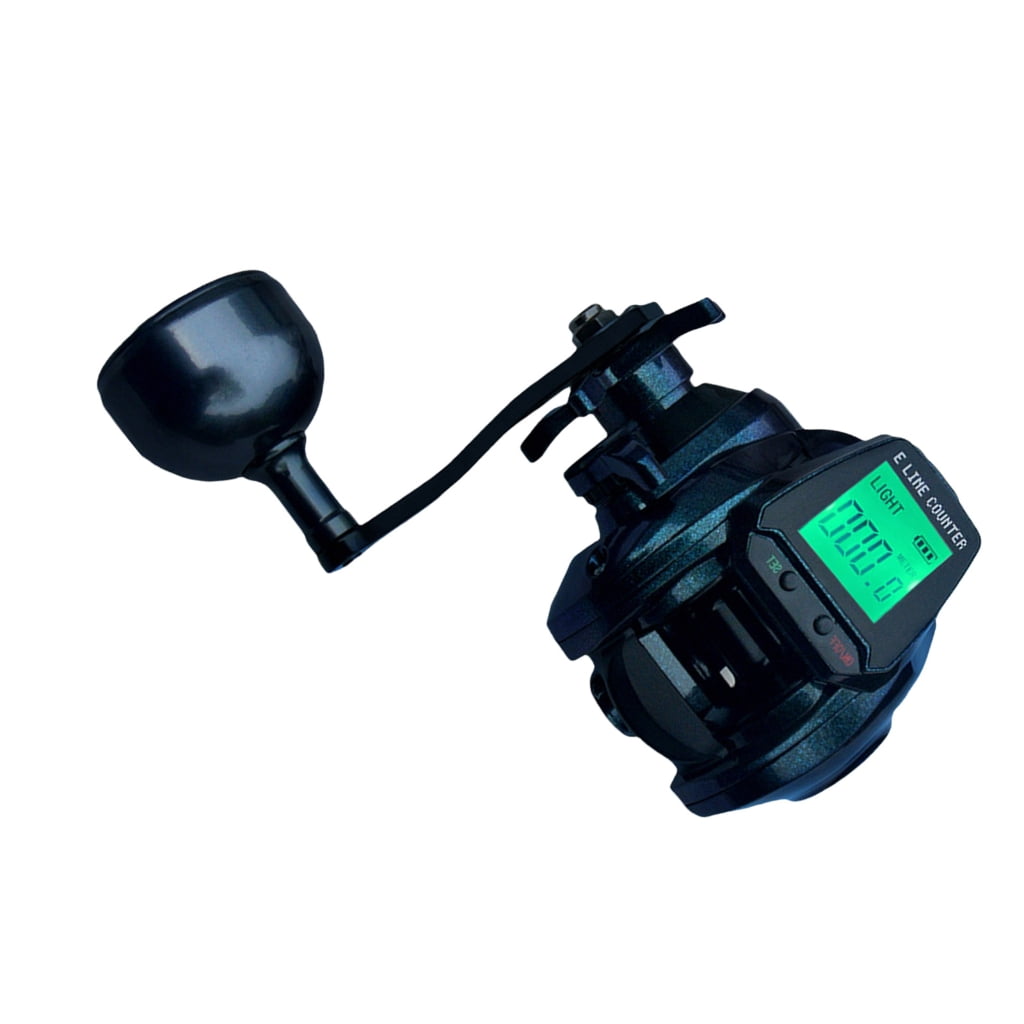 Electronic Fishing Reel LED Screen Fishing Reel Replaceable High Speed ...