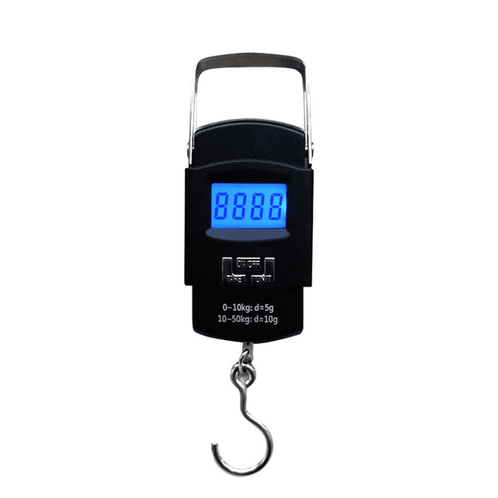 Electronic Fishing Scale, Fishing Scale 55kg Backlit LCD Display ...