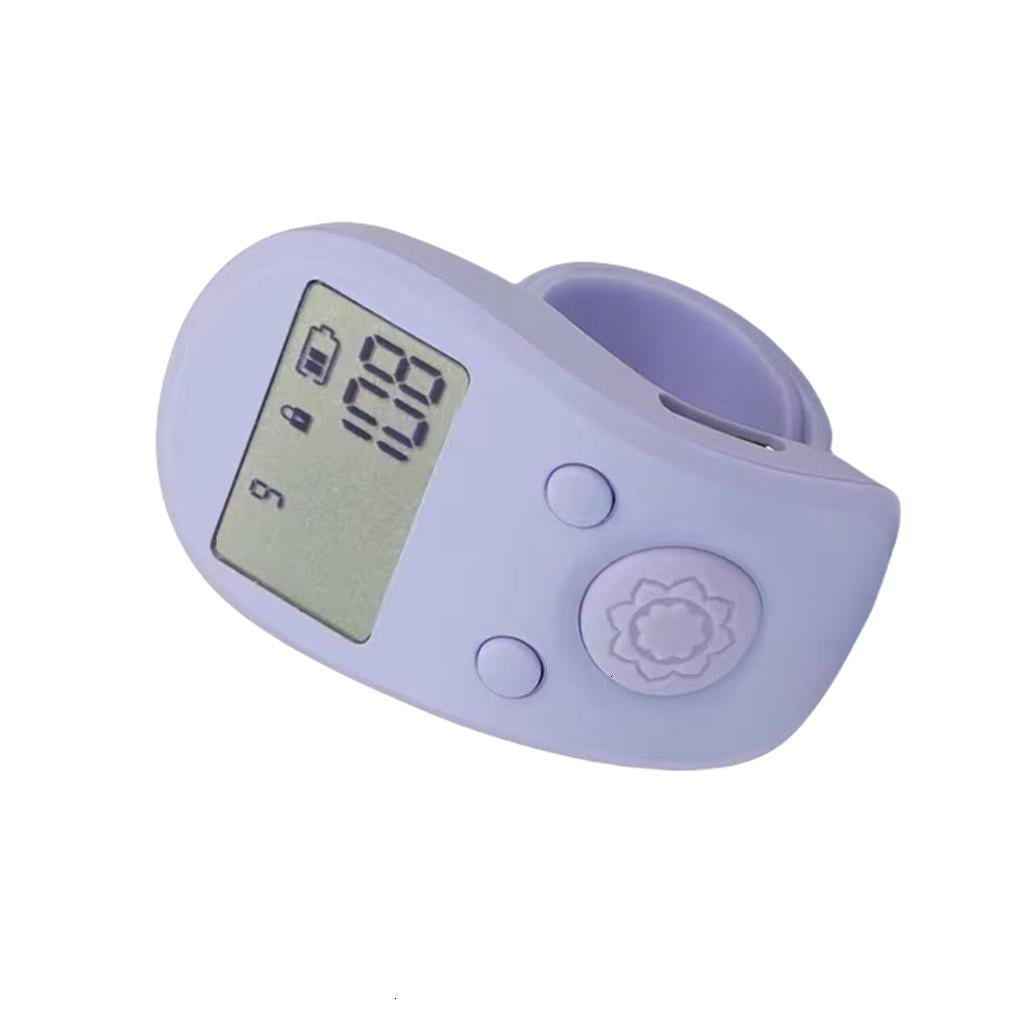 Electronic Glowing Digital Finger Tally Counter Handheld Knitting Row ...