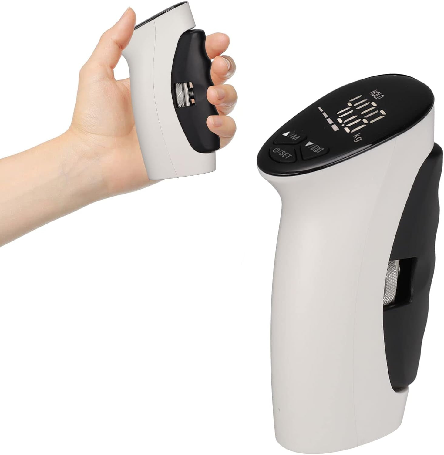 Electronic Grip Strength Tester 198Lbs / 90Kgs, Digital Hand ...