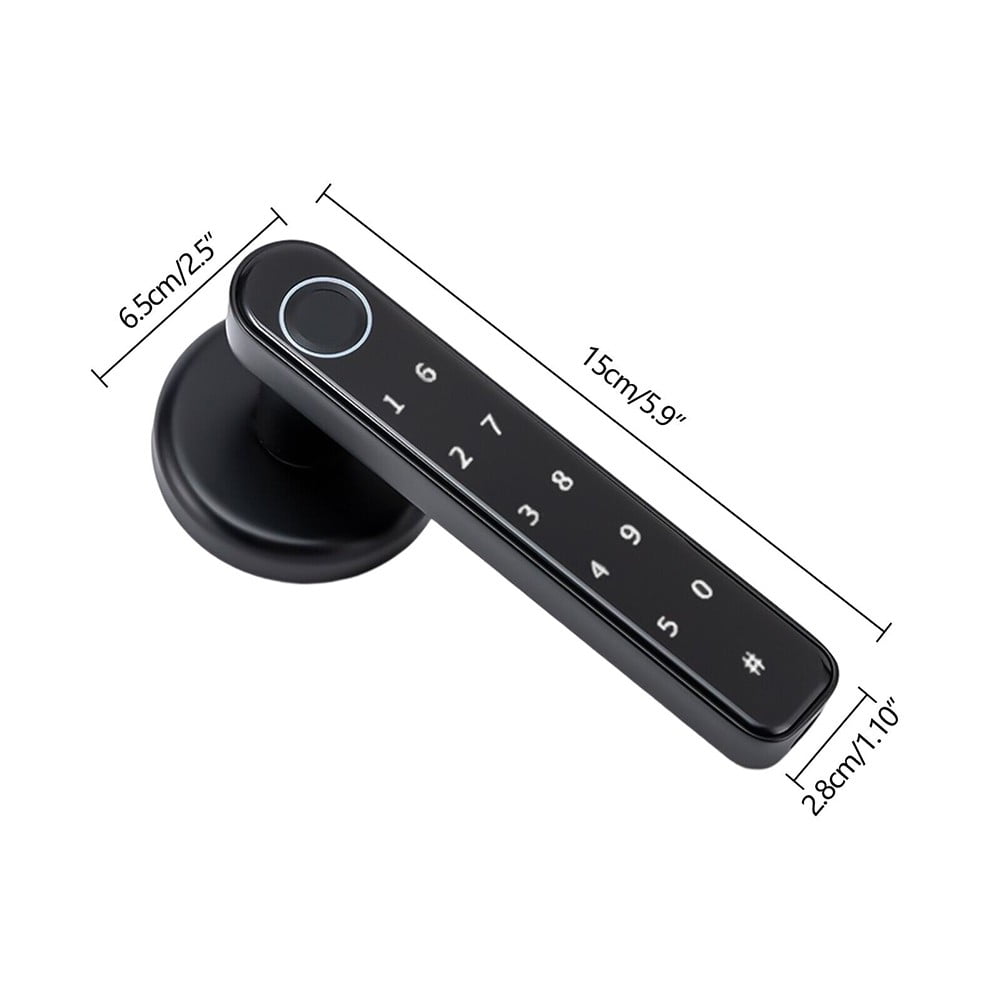 Electronic Handle For Smart Door Knob Fingerprint Biometric Digital ...