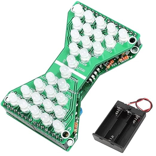 Electronic Hourglass Led DIY Kits PCB Soldering Practice Board DC 5V ...