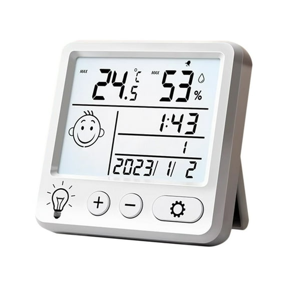 Electronic Hygrometer Thermometer High Accuracy Digital Display Indoor ...