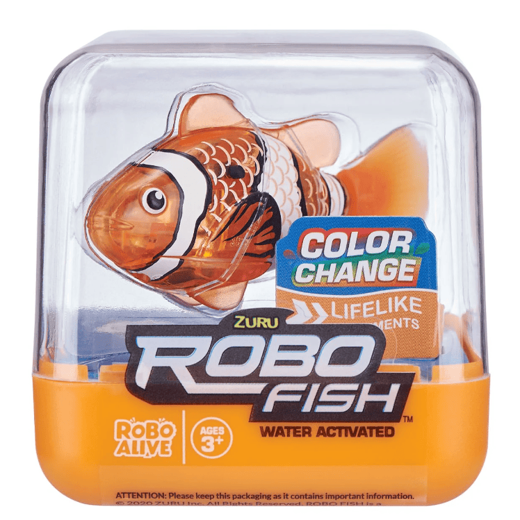 Electronic Interactive Fish Orange Robo Alive Electronic Interactive ...