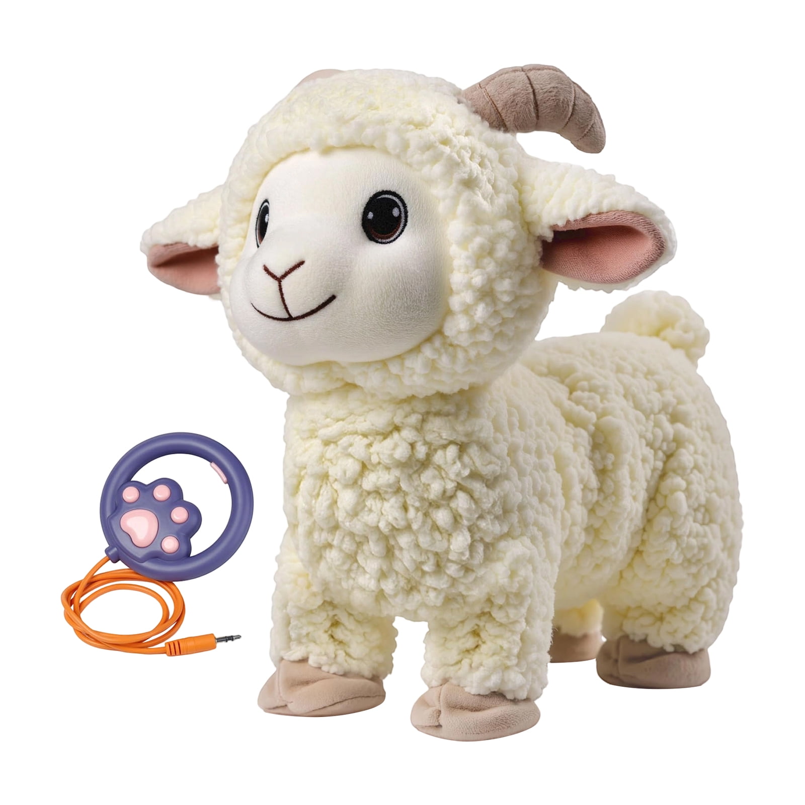 Electronic Interactive Singing Walking Lamb Plush Toy, Sheep Stuffed ...