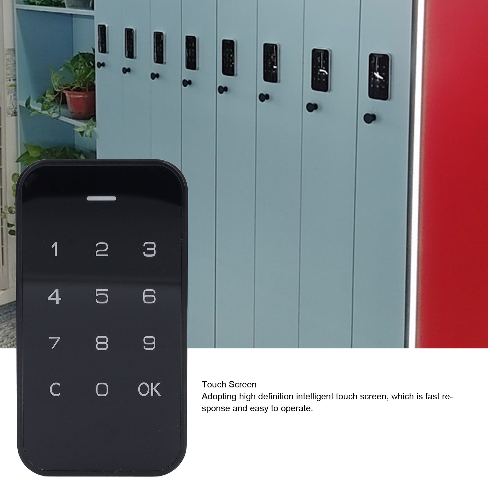 Electronic Keyless Cabinet Lock With Touch Keypad Advanced Encryption ...