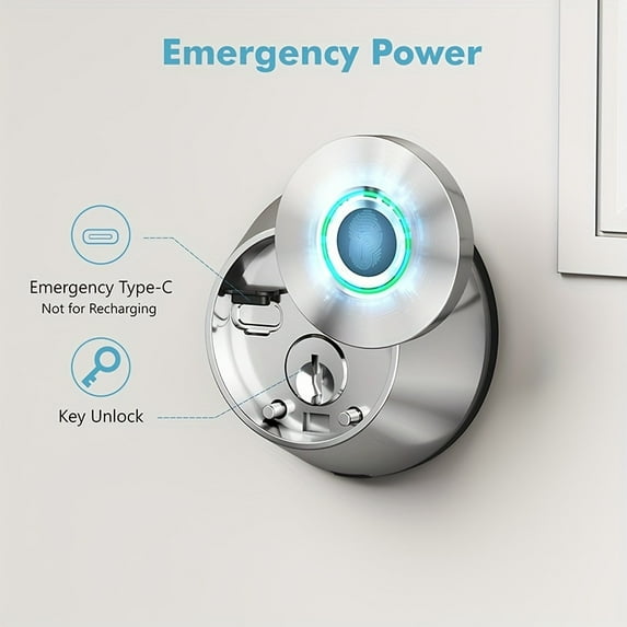 Electronic Keyless Entry Door Lock For Front Door With App (Safety ...