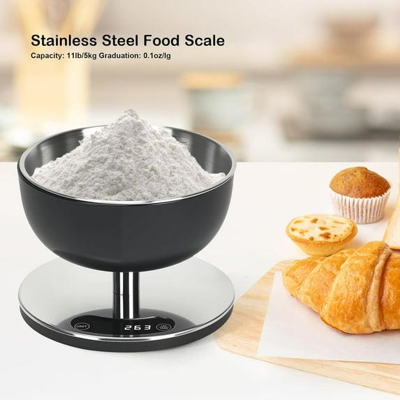 Electronic Kitchen Scale - Precise Digital Scale, Waterproof Stainless ...