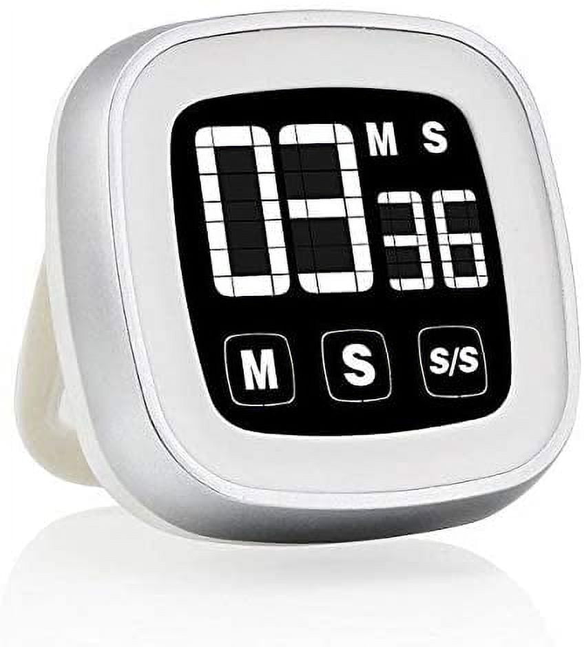 Electronic Kitchen Timer with Large Backlit Screen, Magnetic Back, and ...