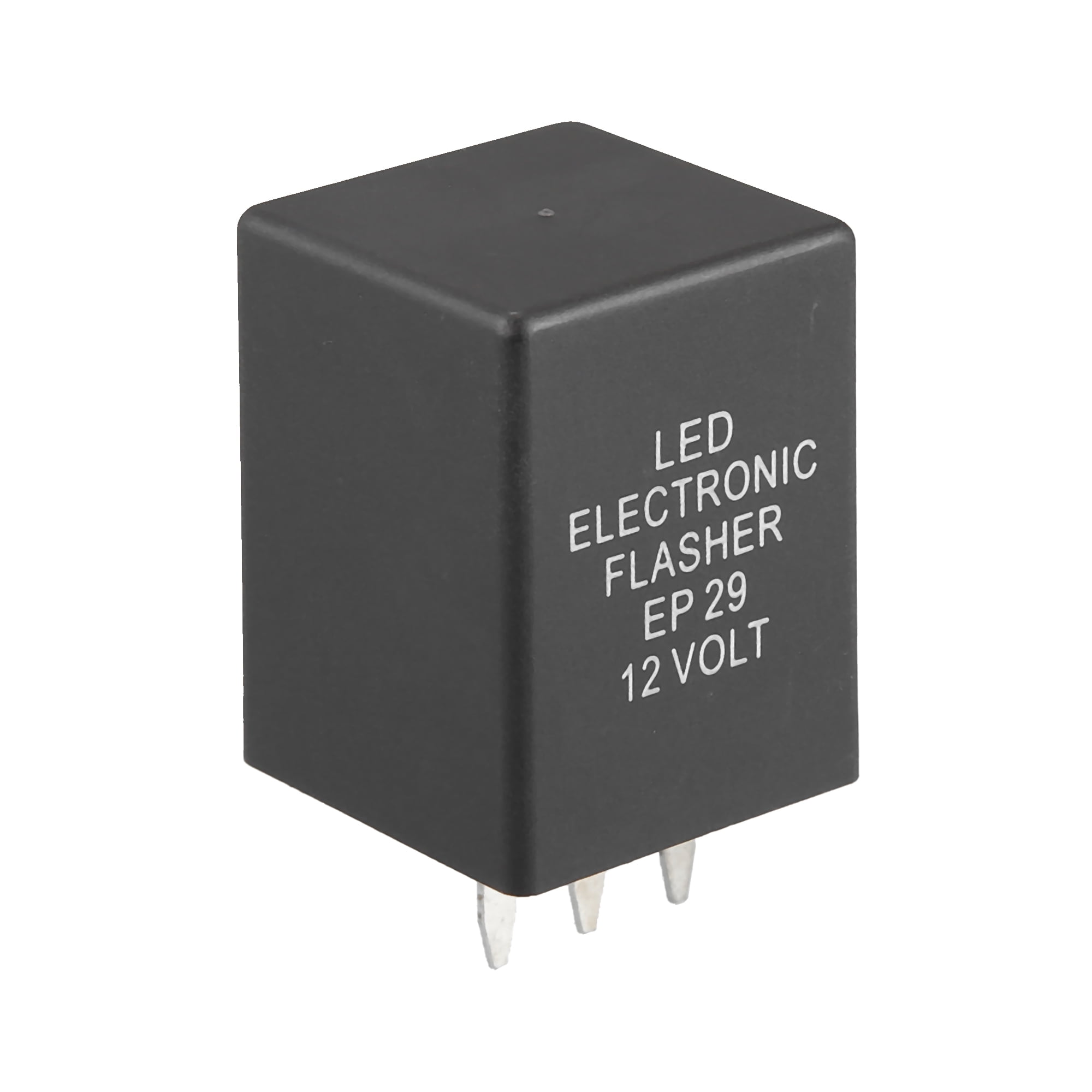 Electronic LED Flasher Relay Fix 4 Pin EP29 Turn Signal Flashers Universal for Car Plastic Black ...
