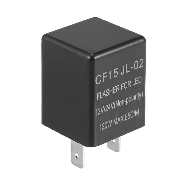 Electronic LED Flasher Relay Fix CF15 JL02 Car Turn Signal Flashers Non-Polarity Normally Open ...