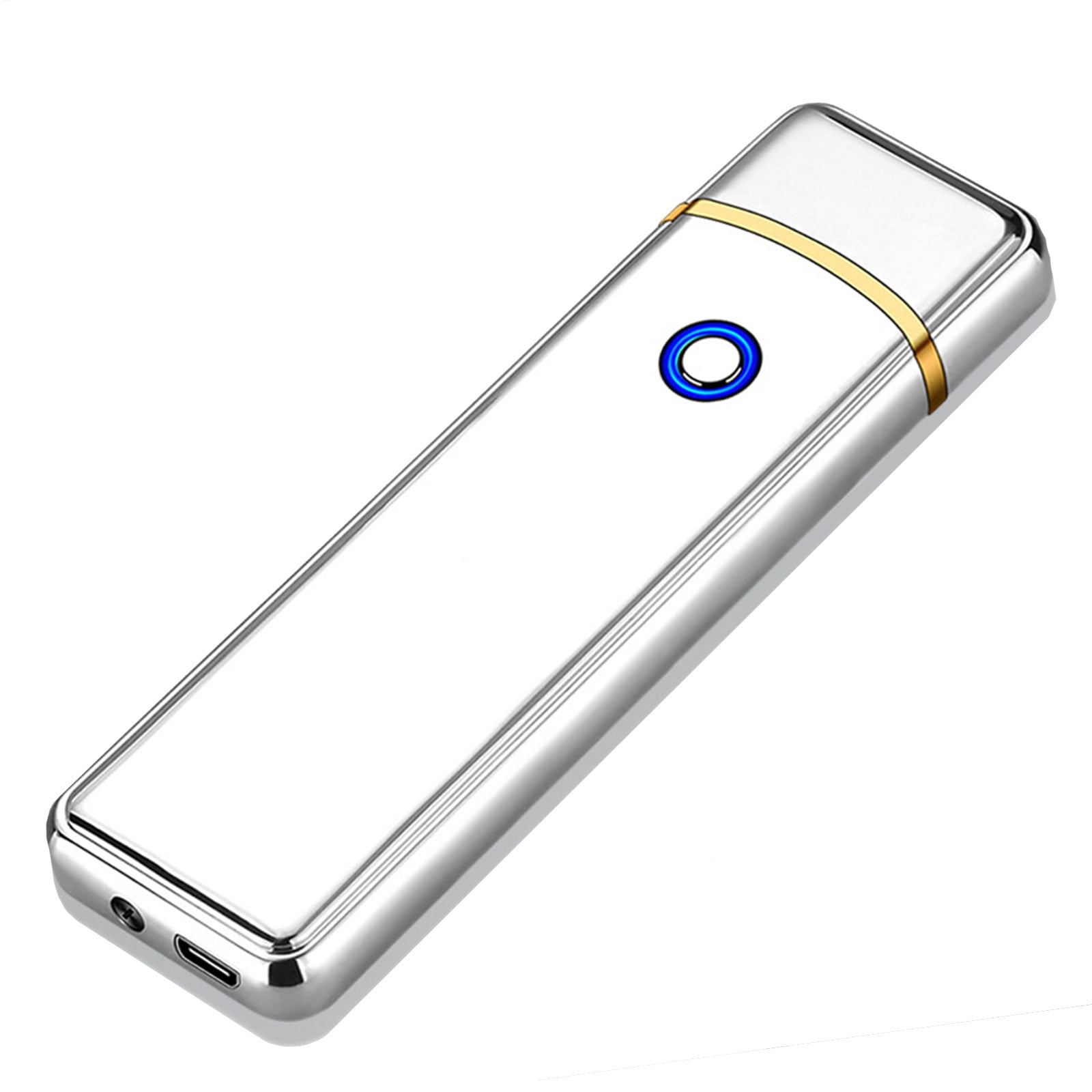 Electronic Lighter Windproof USB Rechargeable Lighter Slim Windproof ...