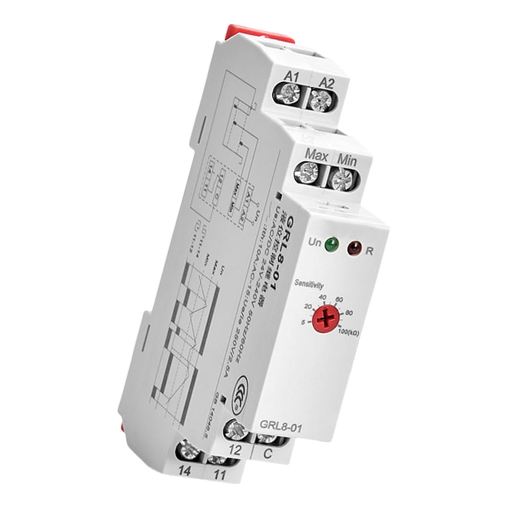 Electronic Liquid Level Controller DIN Rail Mount Liquid Time Control ...