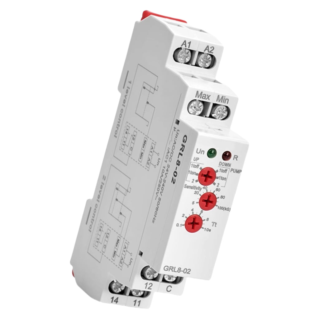 Electronic Liquid Level Controller DIN Rail Mount Liquid Time Control ...