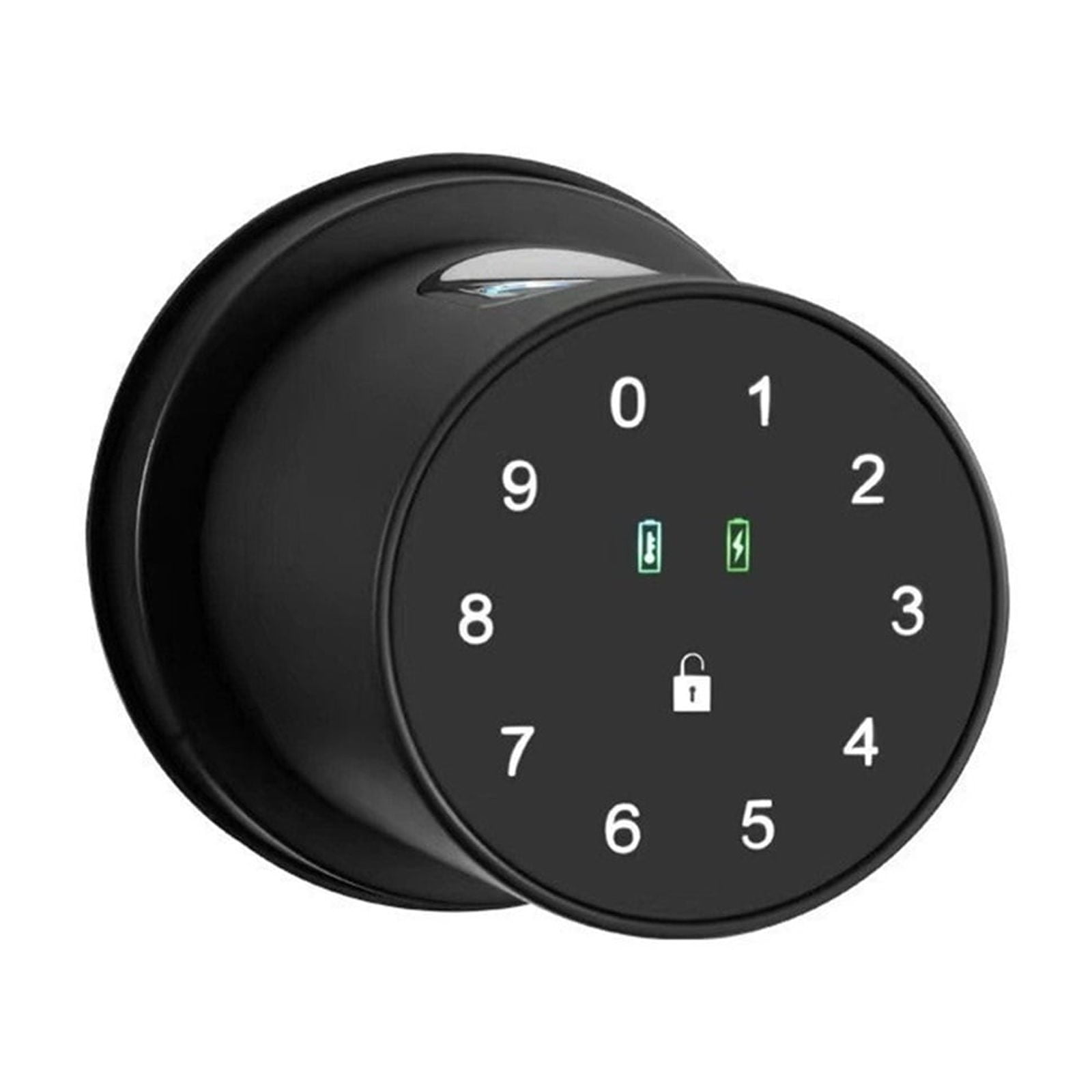 Electronic Lock Tuya Smart Lock Knob Cylindrical fingerprint Electronic ...