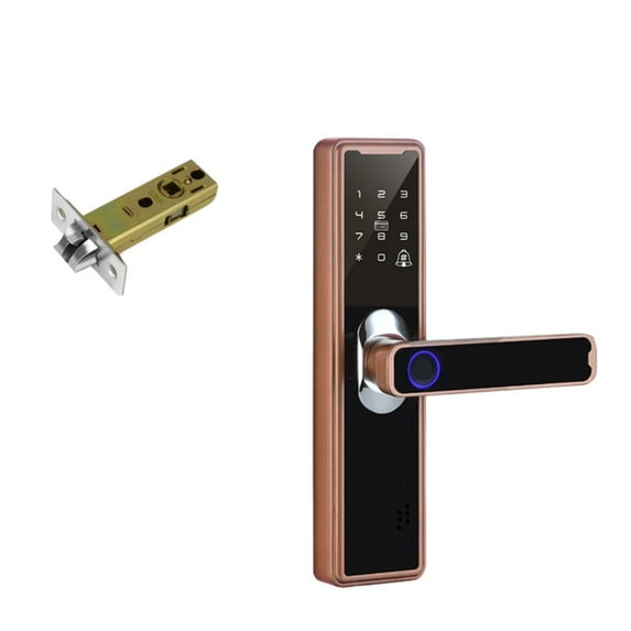 Electronic Lock for Tuya Biometric Fingerprint handle Tuya Smart Home ...