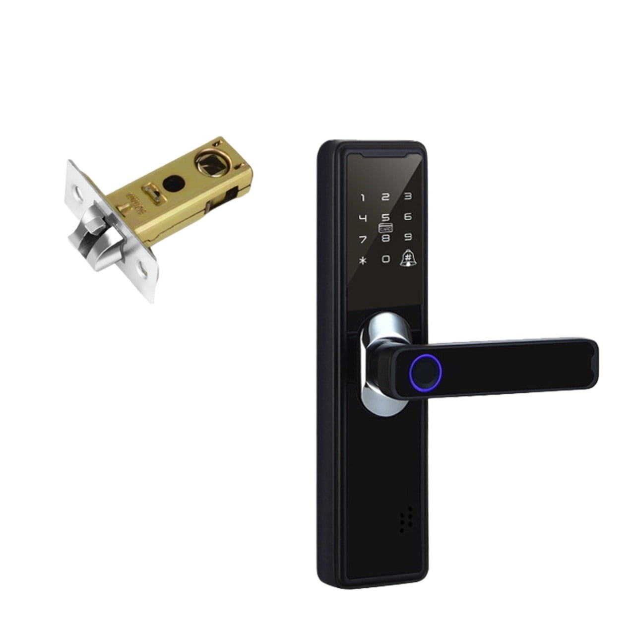 Electronic Lock for Tuya Biometric Fingerprint handle Tuya Smart Home ...