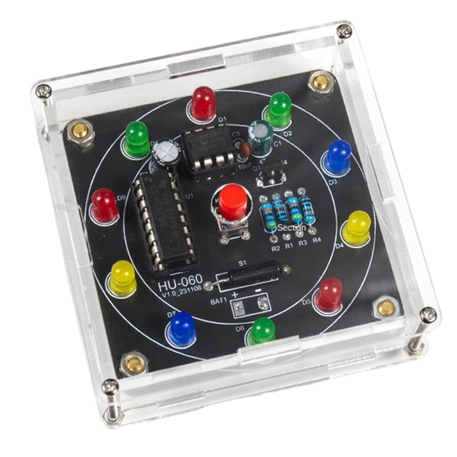 Electronic Lucky Wheel DIY Kit Shake LED Lottery Beginner's Fun PCB ...