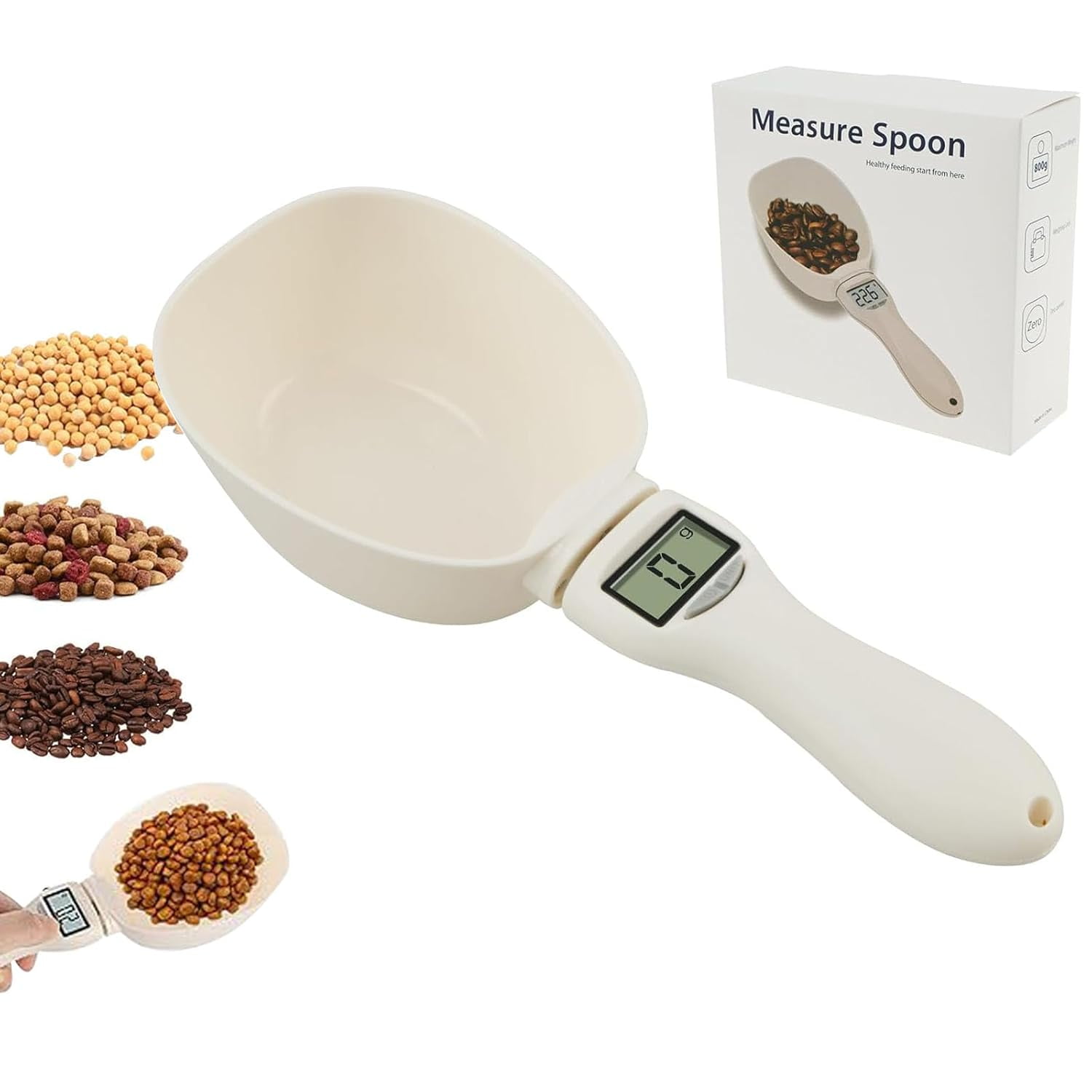Electronic Measuring Cup - All-in-One Spoon & Scale for Quick Liquid ...
