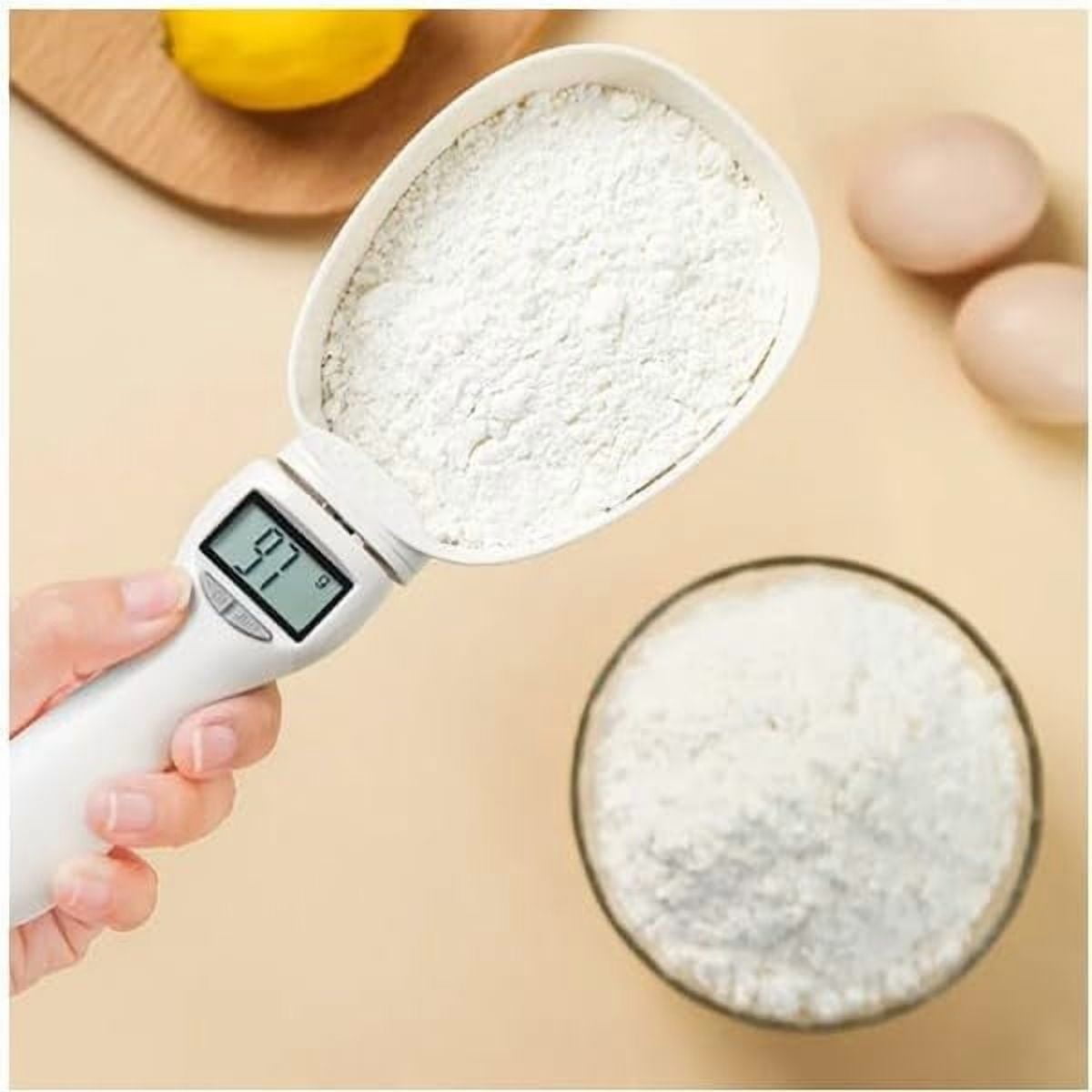Electronic Measuring Cup With LCD Screen Display And Replaceable Spoons ...