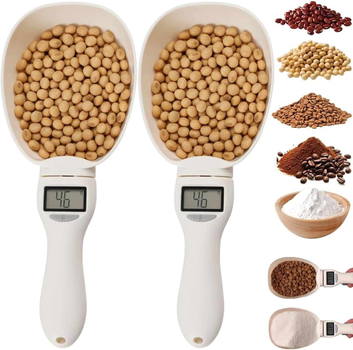 Electronic Measuring Spoon, Adjustable Digital Spoons with LCD Display ...